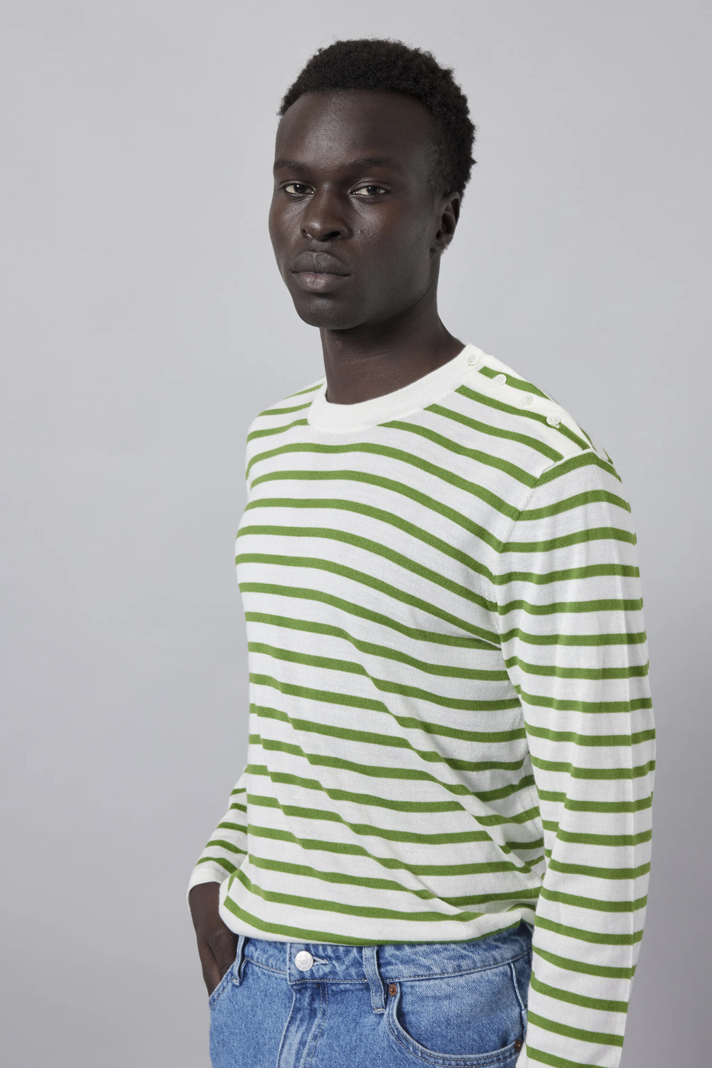 McIntyre Merino Gabriel Stripe Green – Hunt